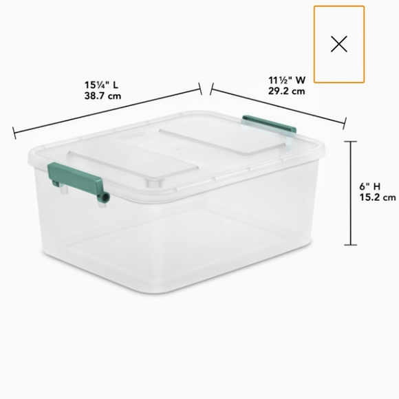 Sterilite | Storage & Organization | Sterilite Storage Boxes Id Latch ...